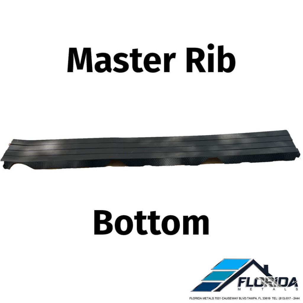 3ft Closure Strip Foam Top/Bottom PBR/MasterRib/R Panel (4 Pack) - FL Tin