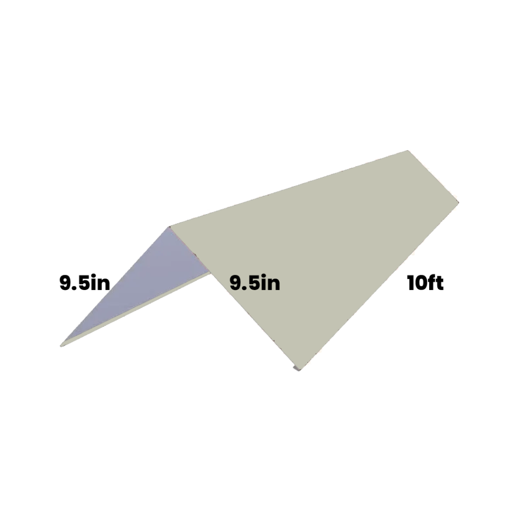 Ridge Caps/Trim Colored & Galvalume (10ft Length) - FL Tin